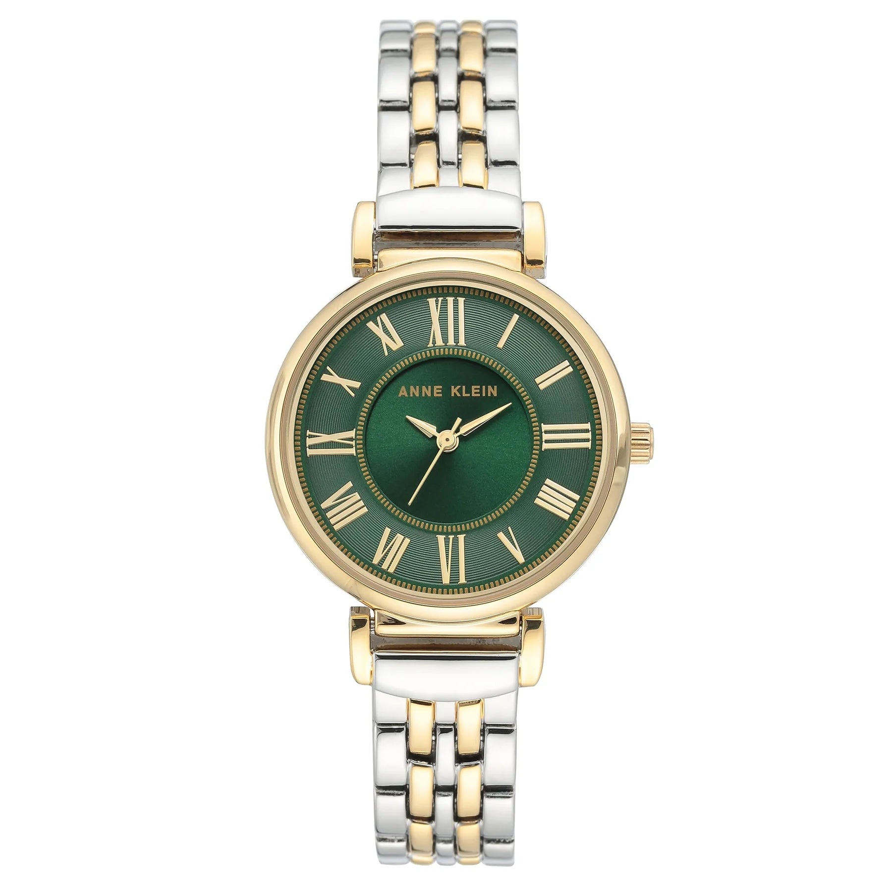 Two-Tone Band Green Dial Women's Watch AK/2159GNTT – Timekeeper