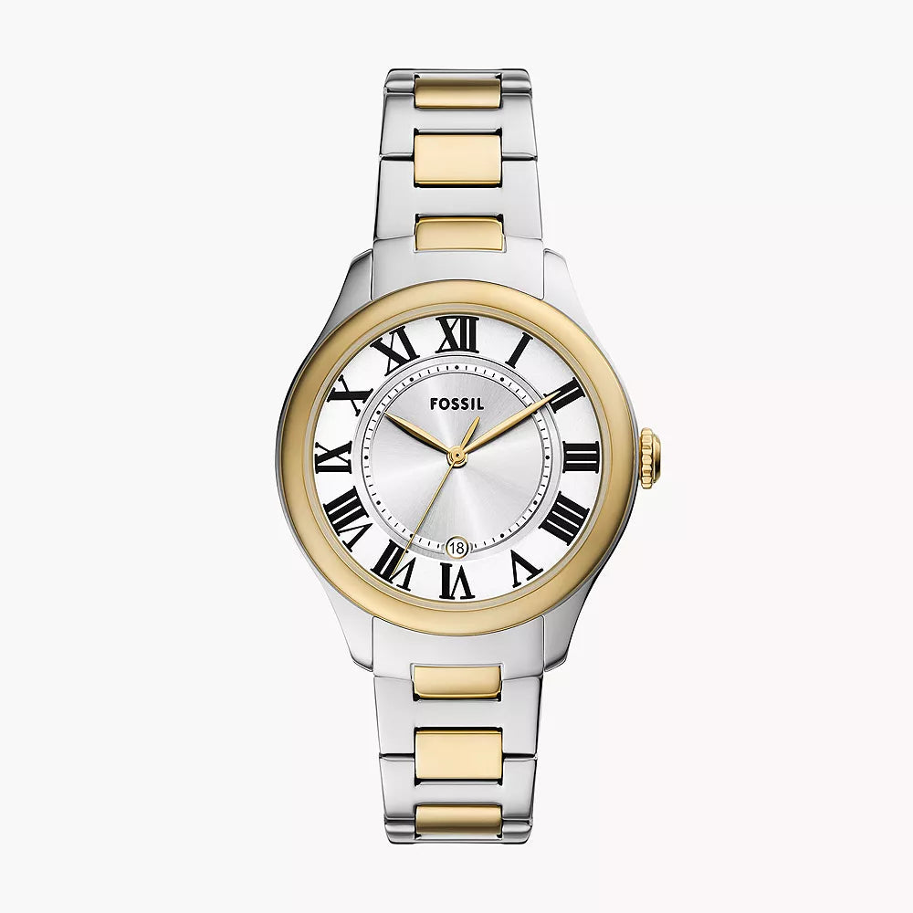 Gilmore Three-Hand Date Two-Tone Stainless Steel Watch – Timekeeper