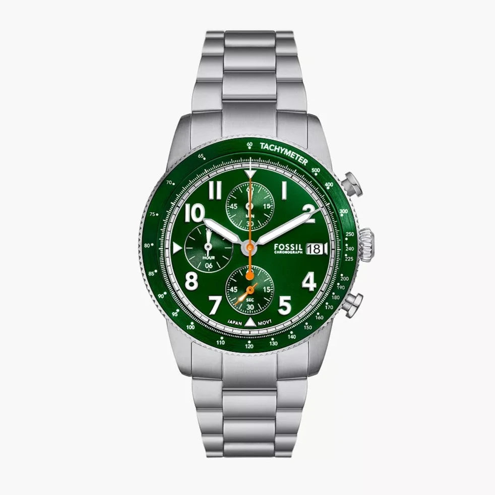 Sport Tourer Chronograph Stainless Steel Watch – Timekeeper