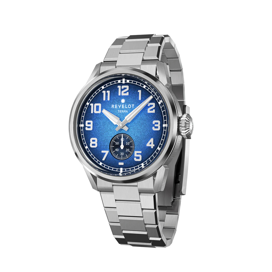 Terra Fumé Blue Sand Steel – Timekeeper