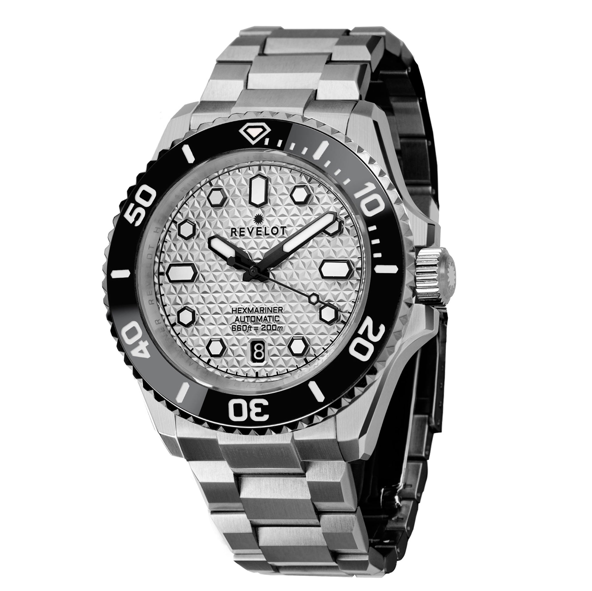 R11 Metallic White Steel – Timekeeper