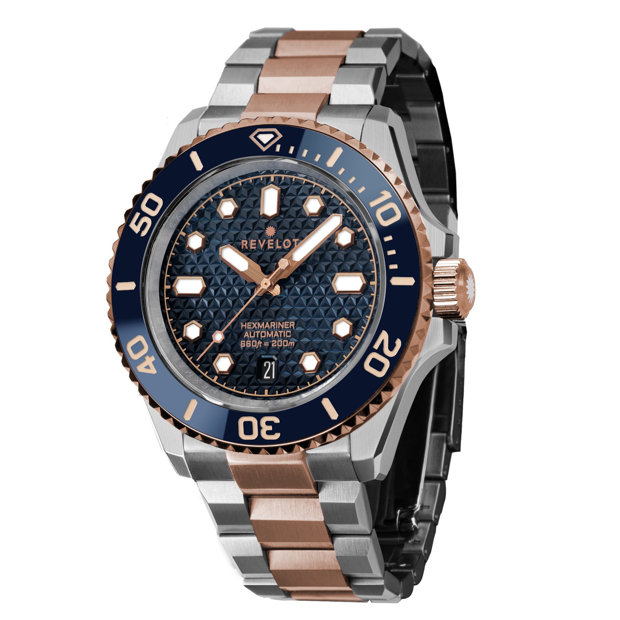 R11 Storm Rose Bicolor Steel – Timekeeper